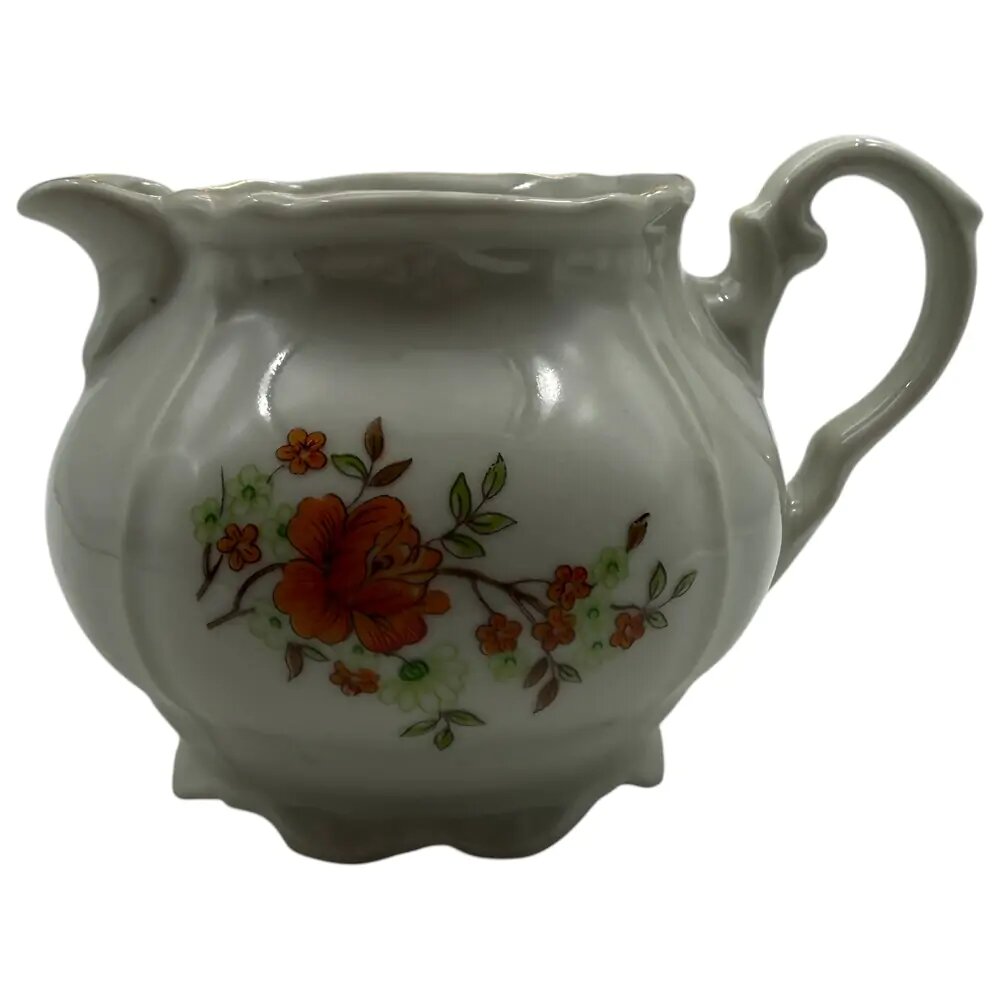 Сливочник "Цветение", 350 мл, фарфор, 1950-1960 гг, Болгария