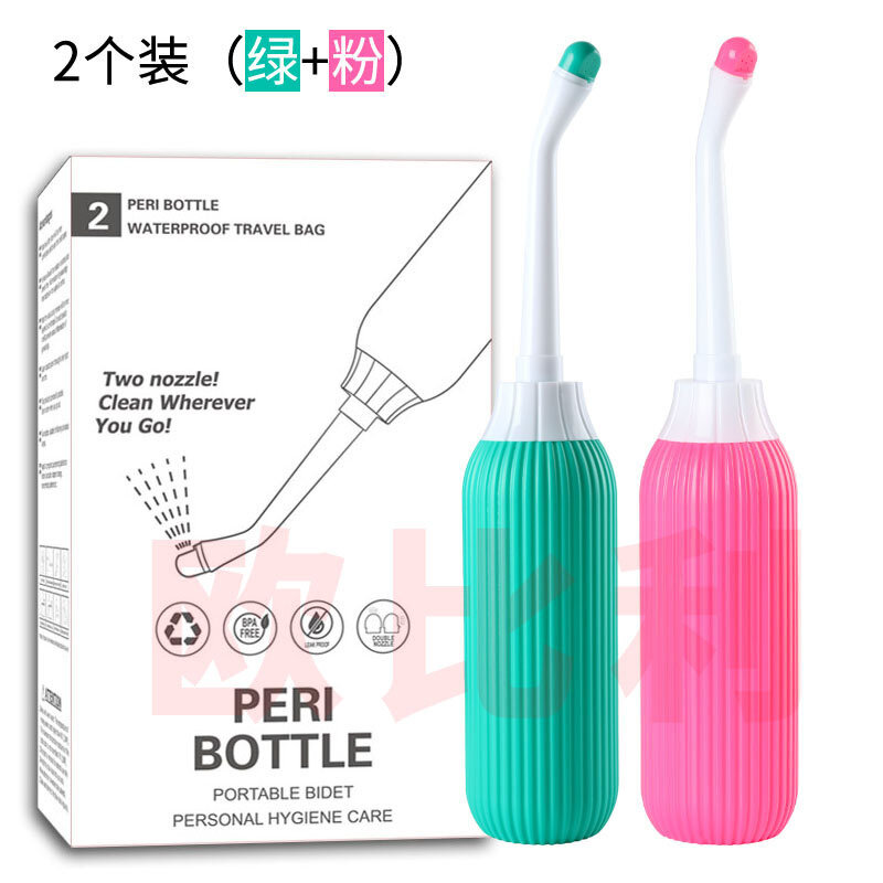 2-пакет портативного устройства для женской гигиены для беременных, перинеальный ирригатор, очиститель для ягодиц, очиститель для интимной зоны после родов