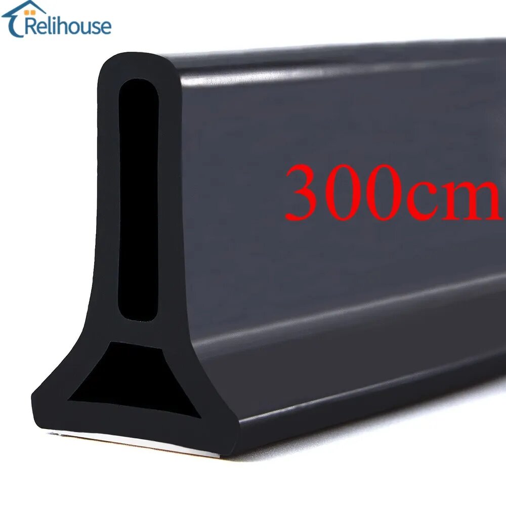 Силиконовый сгибаемый водяной барьер для душа, удерживающая полоса для воды для ванной комнаты, барьер для стиральной машины