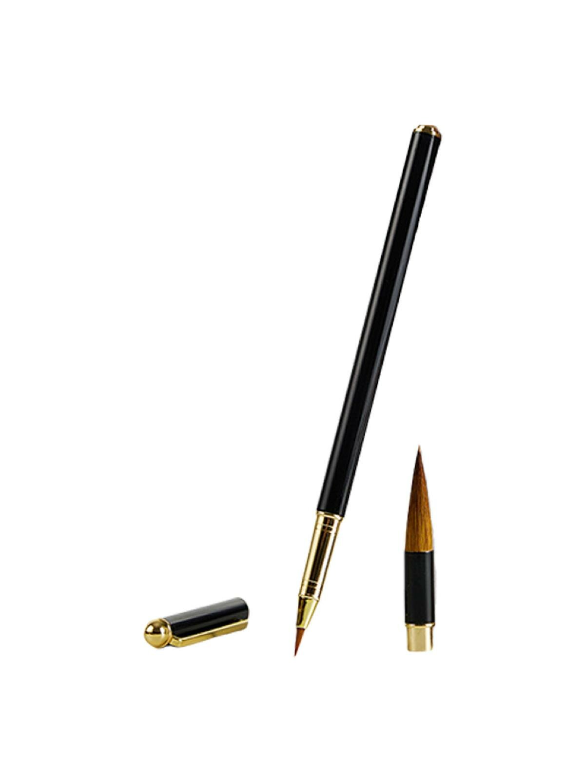 Металлическая Каллиграфическая Кисть Обычная Ручка Для Письма Шрифтом с Конвертером Чернил