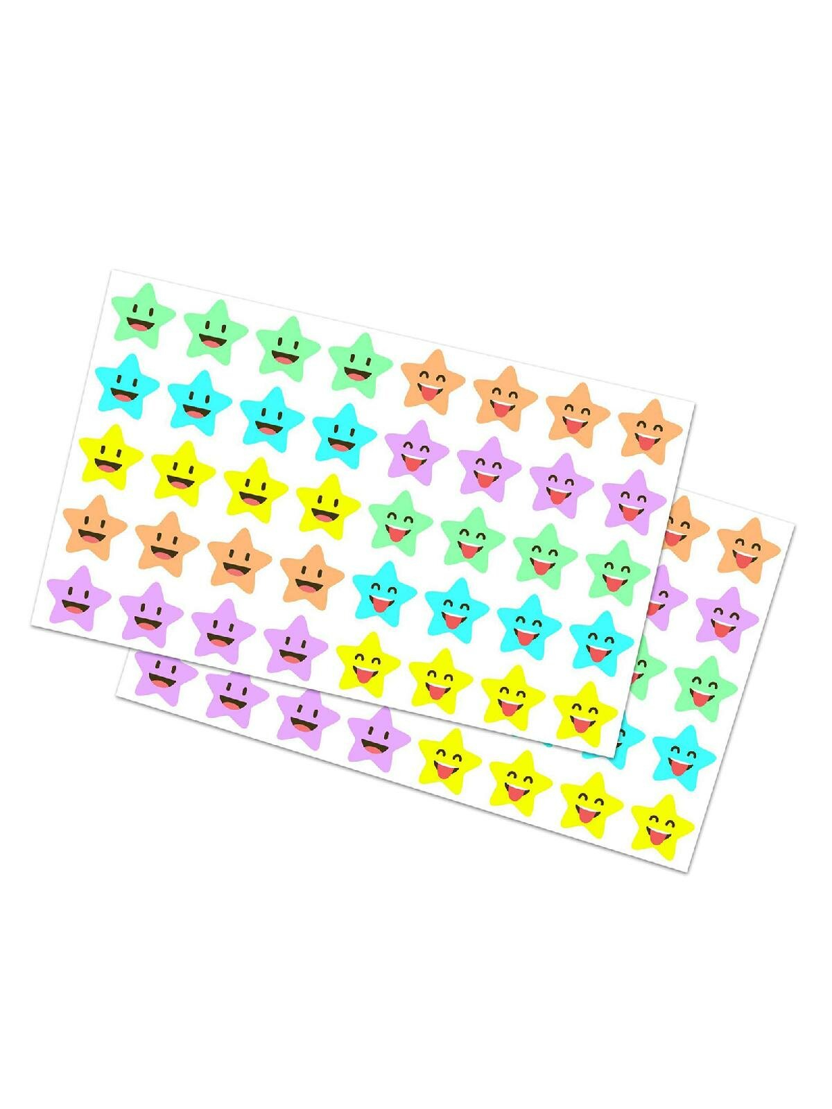 10 Листов Маленькая Звезда Стикер Декоративная Наклейка Награда Стикер Записки Стикер