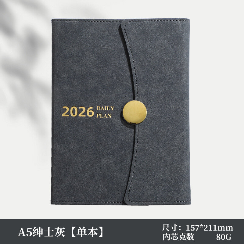 A52026 Испанский ежедневник на 365 дней, ежедневный дневник, английский планировщик, подарочный набор