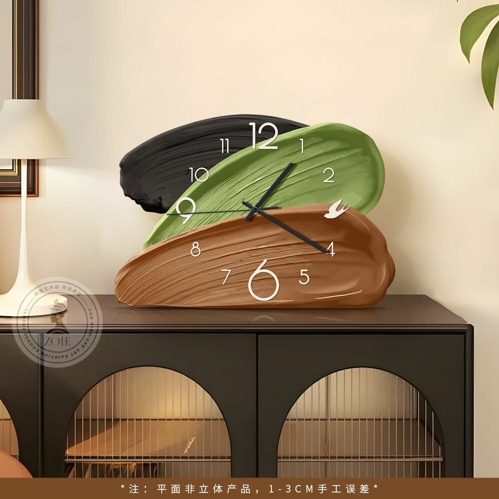 Винтажные настольные часы, украшение 2025 года, новая модель, настенные часы для гостиной, ретро, высококачественные, креативные, бесшумные настольные часы