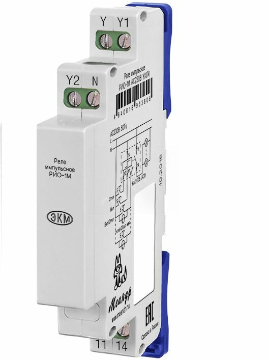 Реле импульсное освещения РИО-1М AC230В УХЛ4 Меандр