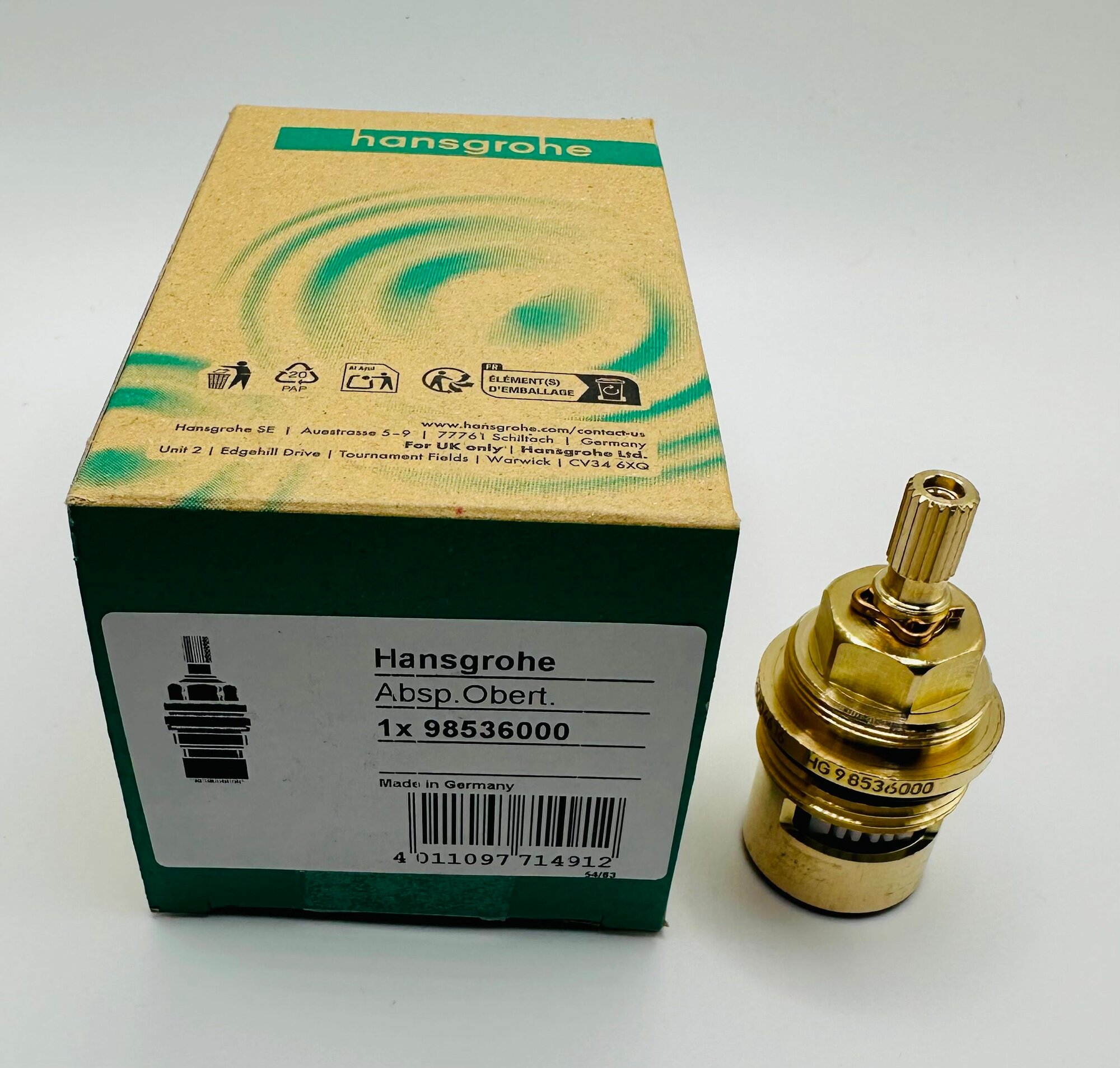 Кран-букса керамическая 3/4" iControl Hansgrohe 98536000