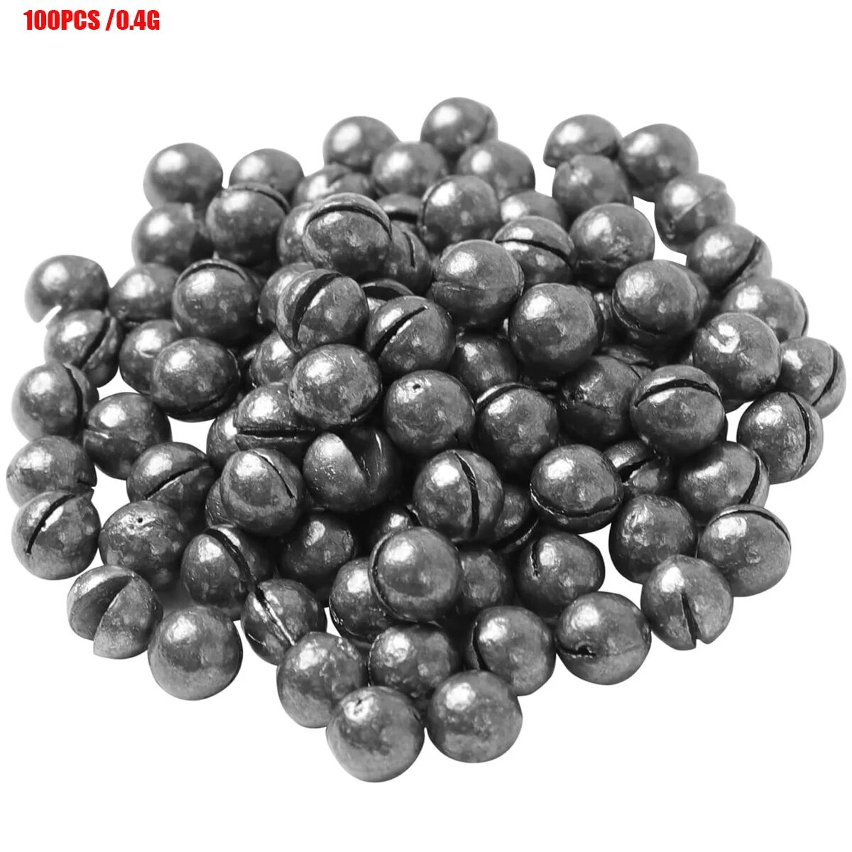 Свинцовые грузила 100шт, 0.4g, цвет: 100PCS