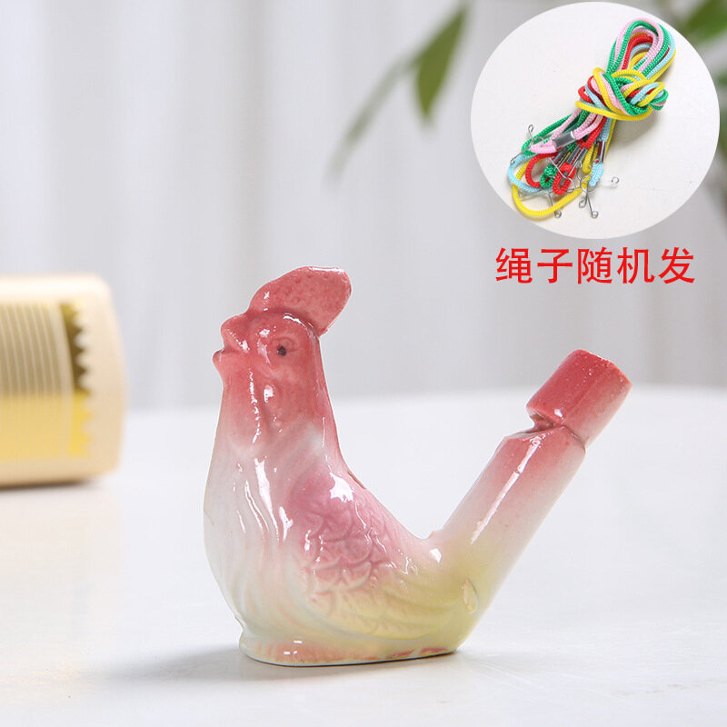 Детский свисток для птиц с водой, свисток с звуком птицы, подарок для детского сада, керамическая игрушка для птиц, водяной свисток для животных