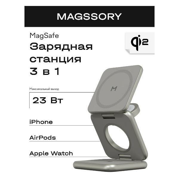 Беспроводное зарядное устройство Magssory WCH063 Titan