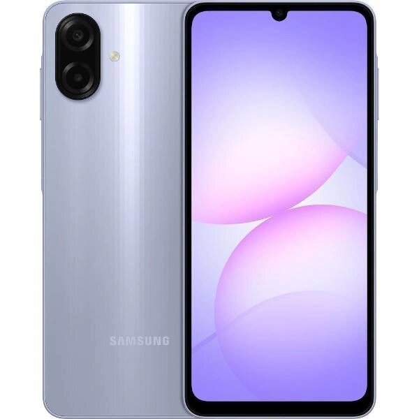 Смартфон Samsung A07 4/128Gb LTE Dual Sim Violet