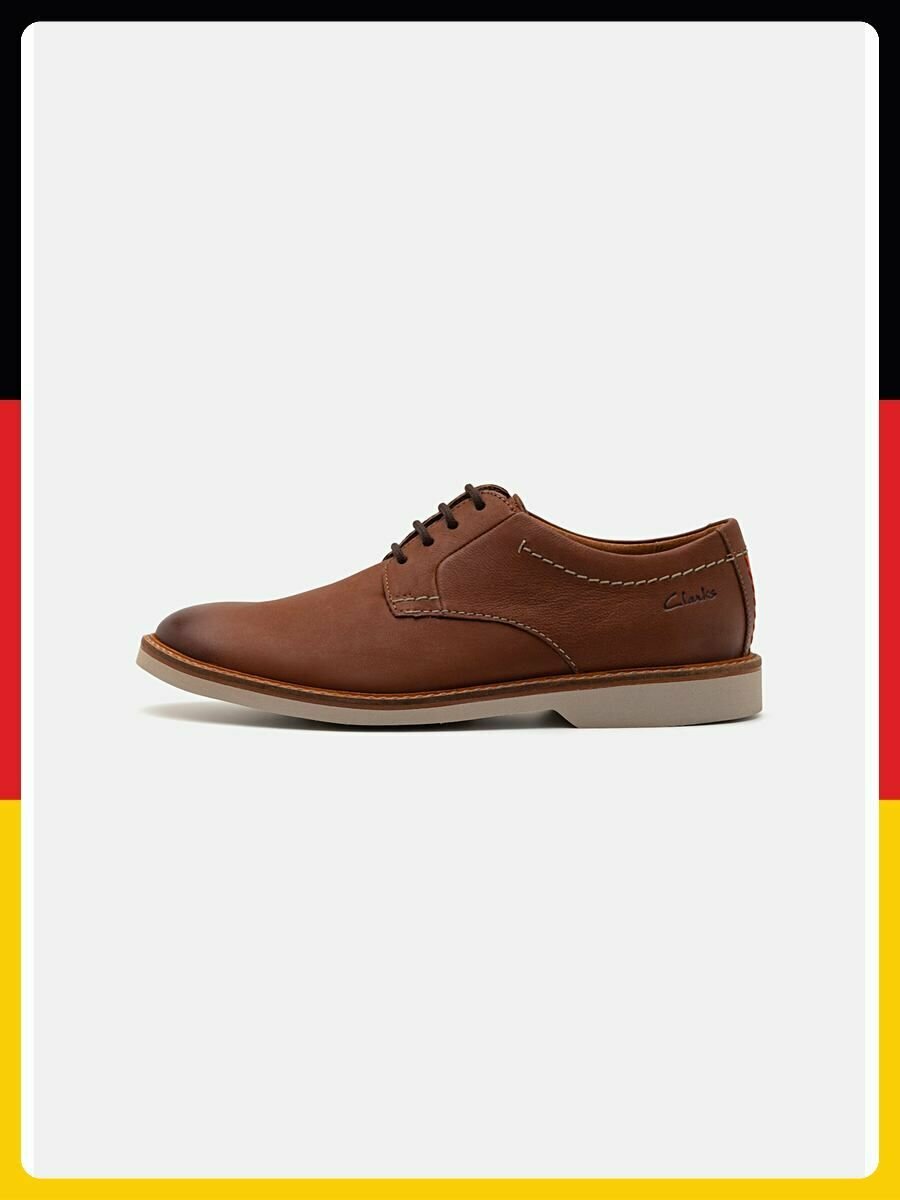 Туфли Clarks ATTICUS, коричневый, 42,5 EU