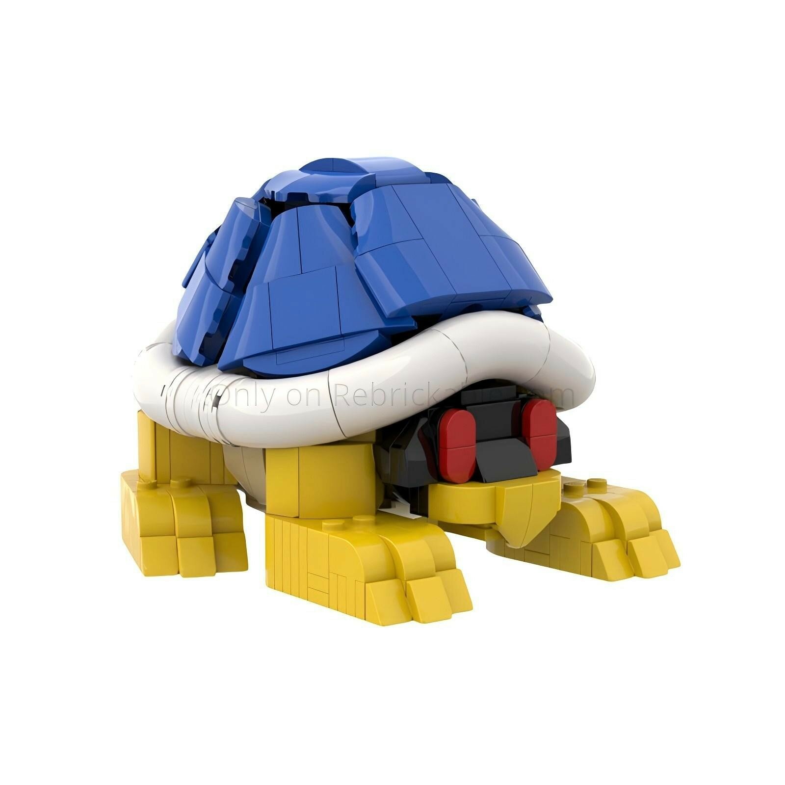 MOC строительные блоки из мелких частиц Супер Марио, анимационная сцена, мальчик вставляет строительные блоки, креативная модель