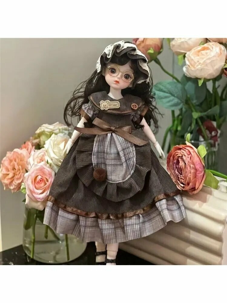 Эльфийская BJD Кукла 30 см с Одеждой для Смены, Коллекционная Кукла в Стиле Фея, Идеальный Подарок