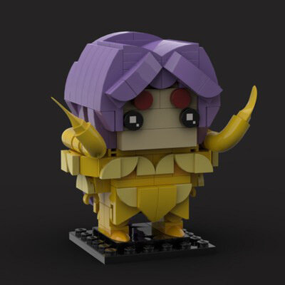 MOC-93984 Овен, креативная серия Brickhead, модель строительного блока созвездия Saint Seiya