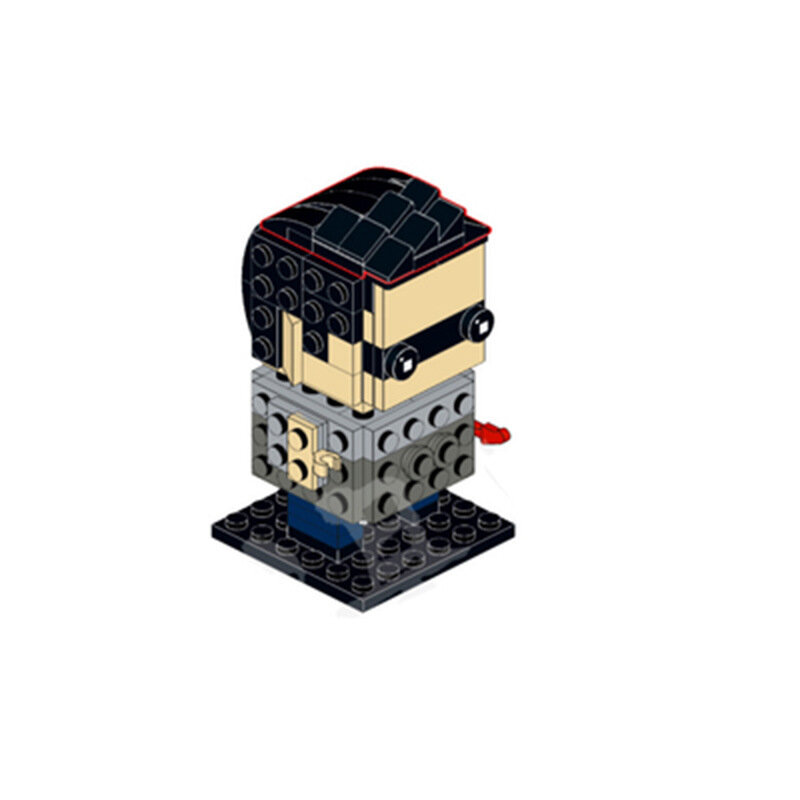 MOC строительные блоки из мелких частиц BrickHeadZai Big HeadZai Mayday Band каменная модель игрушки