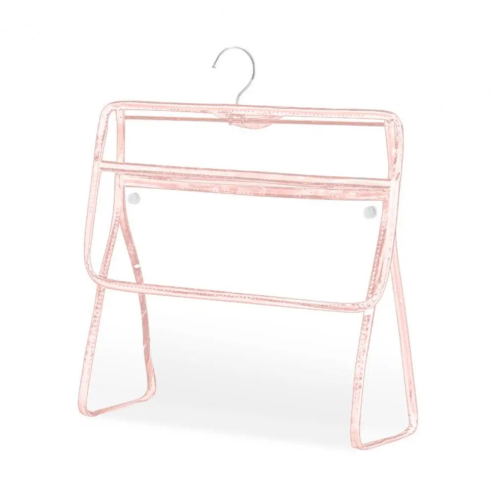 Прозрачный водонепроницаемый органайзер из ПВХ Розовый, Розовый