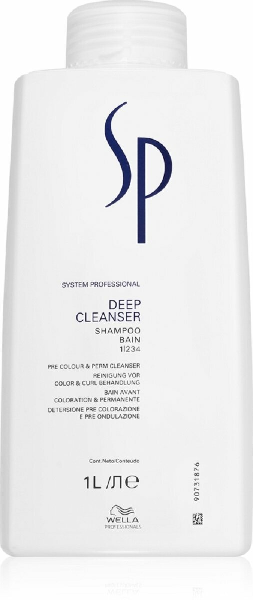 Wella SP Deep Cleanser shampoo - Шампунь для глубокой очистки волос 1000 мл