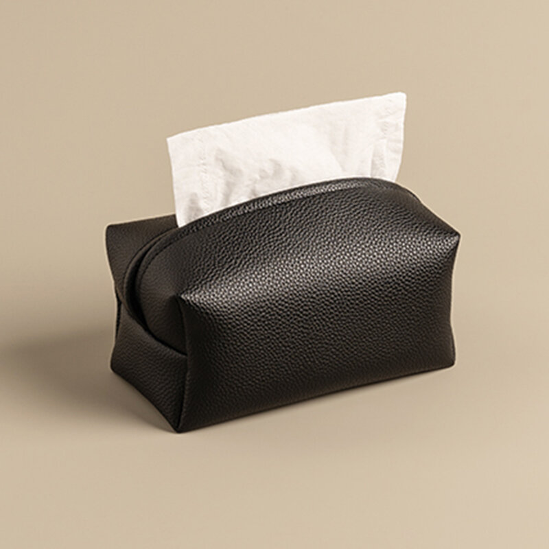 Итальянский дизайн, коробка для салфеток с узором личи для гостиной, роскошная коробка для салфеток, коробка для хранения салфеток в автомобиле