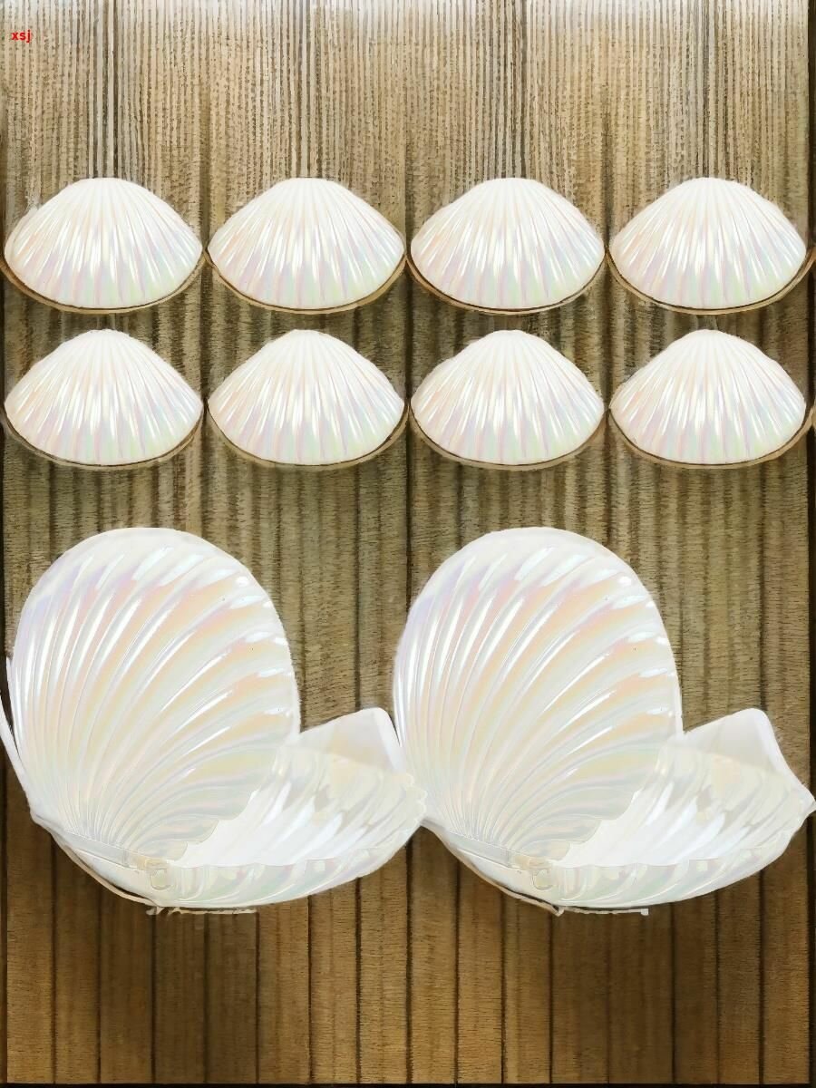 Конфетницы В Форме Ракушки, Пластик, Для Свадеб И Пляжных Торжеств, 10 Штук