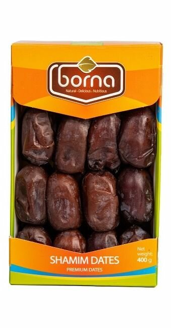 Финики BORNA "Shamim", с косточкой, сушеные, Иран, 400 грамм