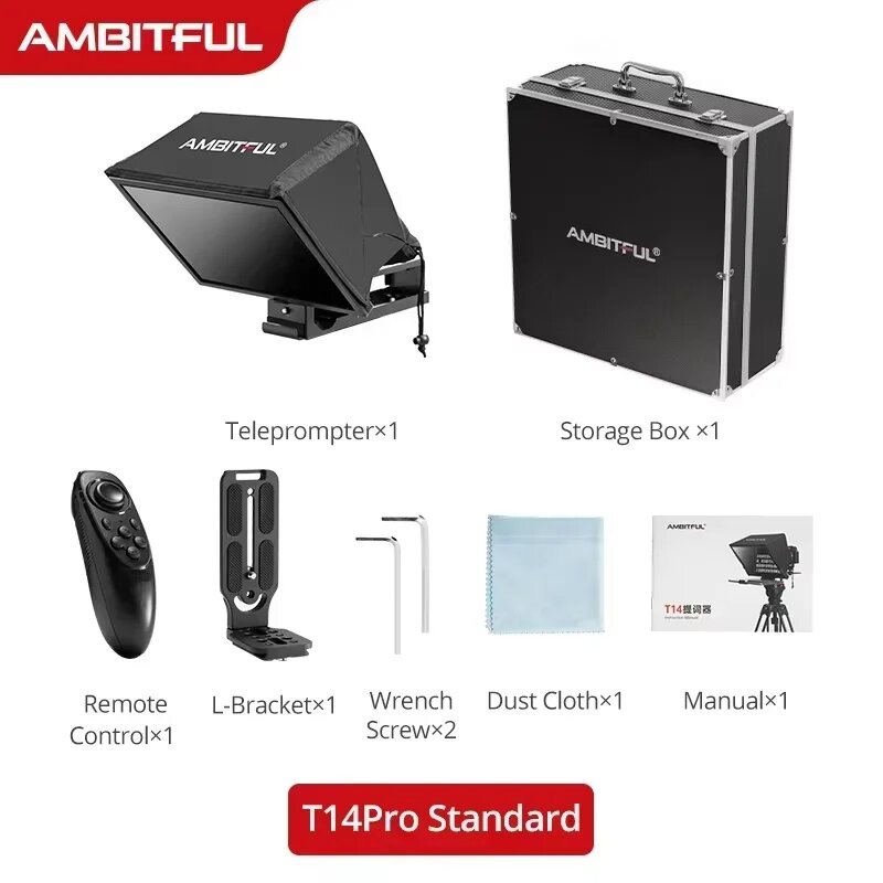 Ambitful T14 Профессиональный телесуфлер T14PRO