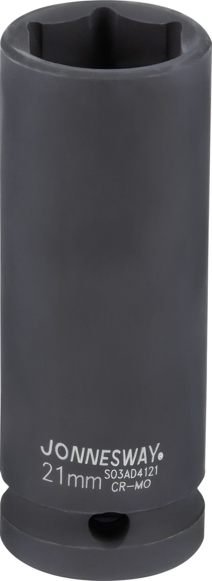 Головка торцевая ударная глубокая 1/2"DR, 21 мм Jonnesway S03AD4121