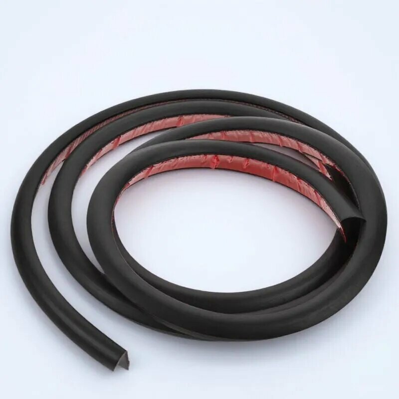 Гибкий резиновый водоотводящий профиль для автомобиля, самоклеящийся, 2 метра, черный