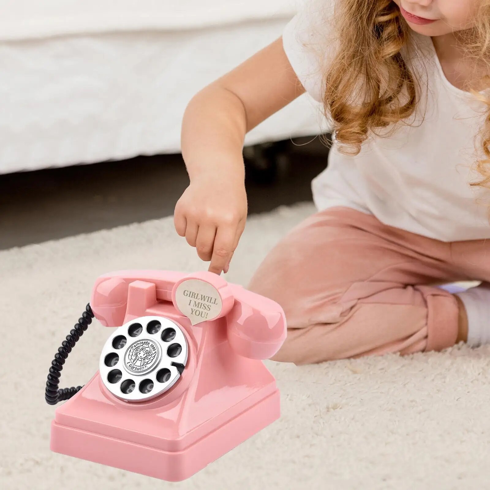 Копилка-телефон homyl Розовый, Pink