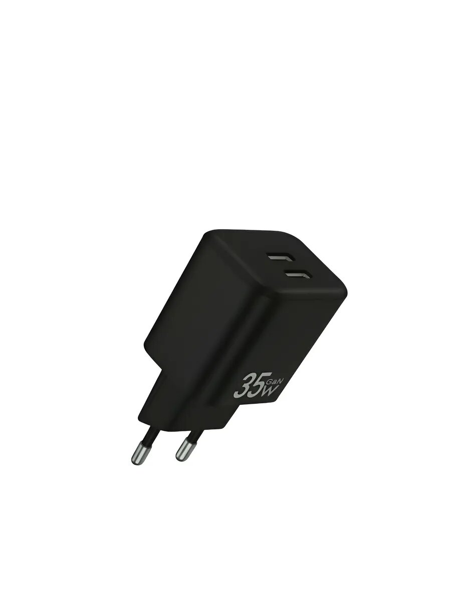Зарядное устройство Awei PD65, GaN, 35Вт, 2 порта USB Type-C