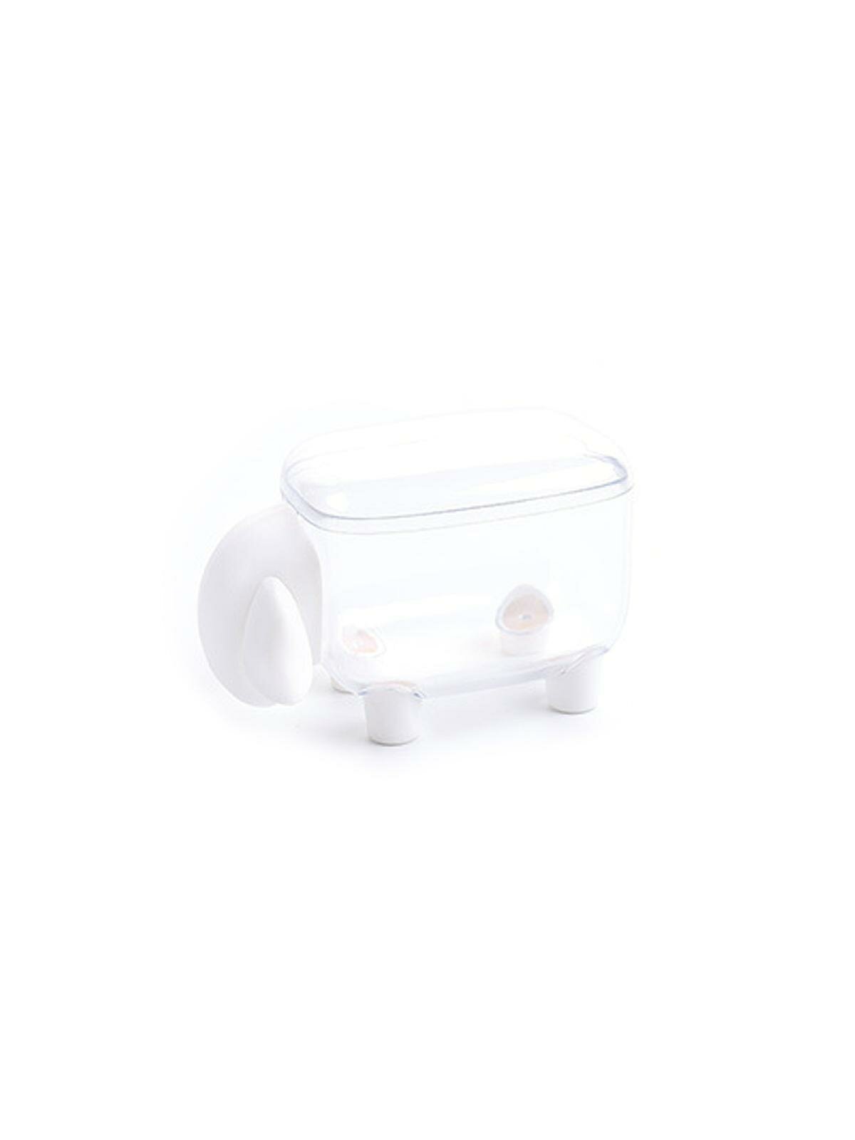 Диспенсер Clear Sheep Qtip Настольный органайзер для косметических прокладок, ватных палочек, кнопки