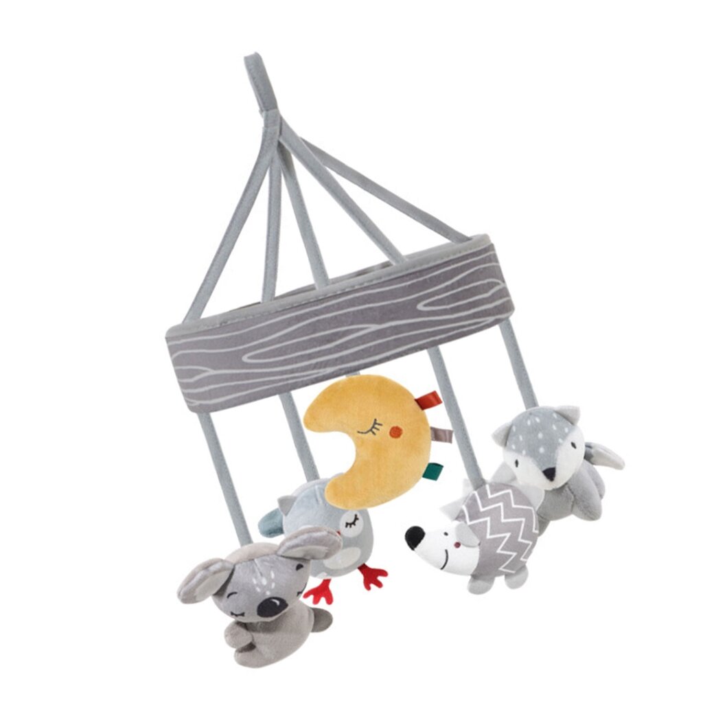 Вращающаяся Детская Кроватка-Мобиль С Мягкой Игрушкой Из Полиэстера Для Визуальной Стимуляции Новорожденных И Успокаивающего Комфорта Перед Сном