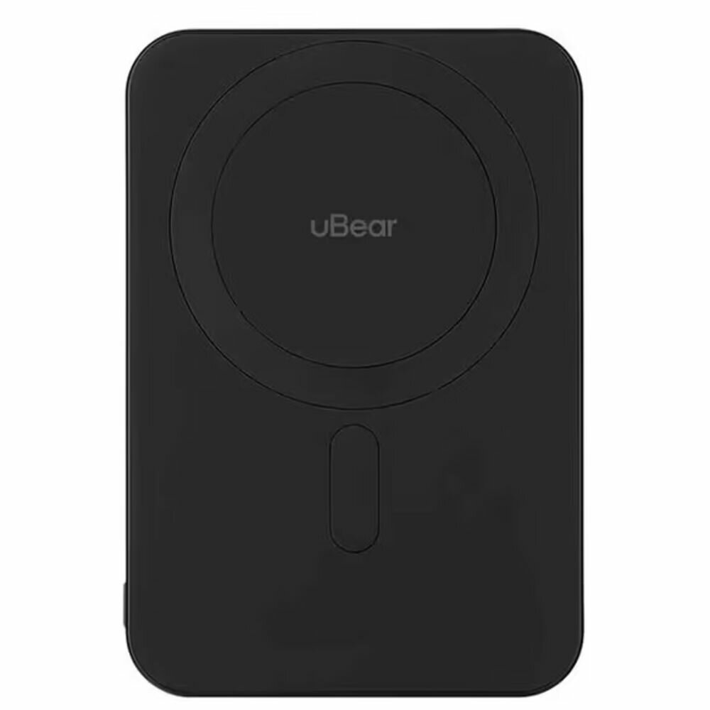 Внешний аккумулятор uBear Accent Magnetic Power bank MagSafe Qi2 5000mAh Black