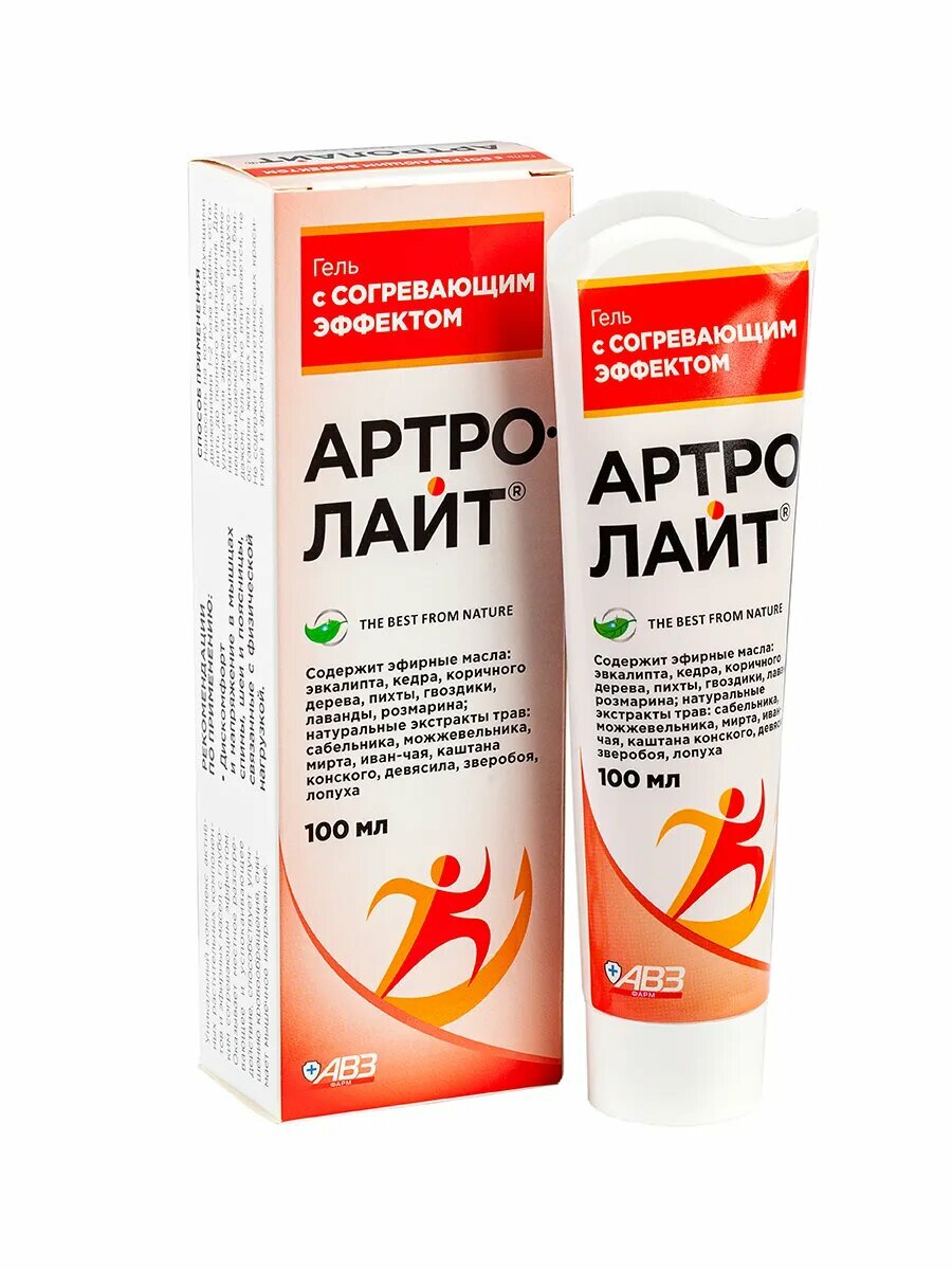 Гель Артролайт для мышц и суставов, с согревающим эффектом 100 мл