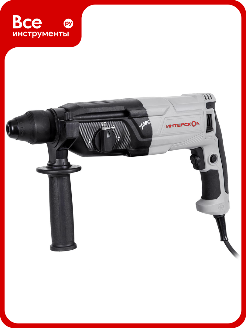 Перфоратор Интерскол П-32/1100АВС SDS plus, с Активн. анти-вибрационной сист. (кейс) 977.1.0.70