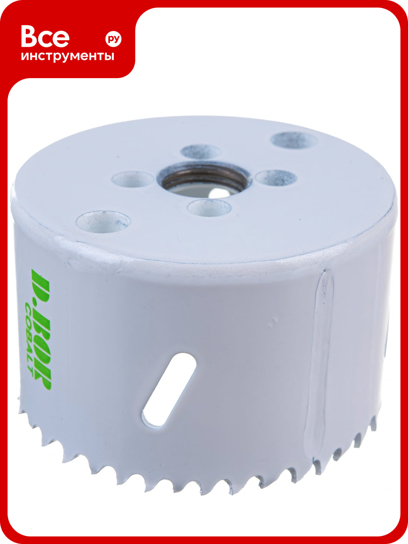 Коронка биметаллическая COBALT M42 70 мм D.BOR D-HS-BIM-CO-38-070