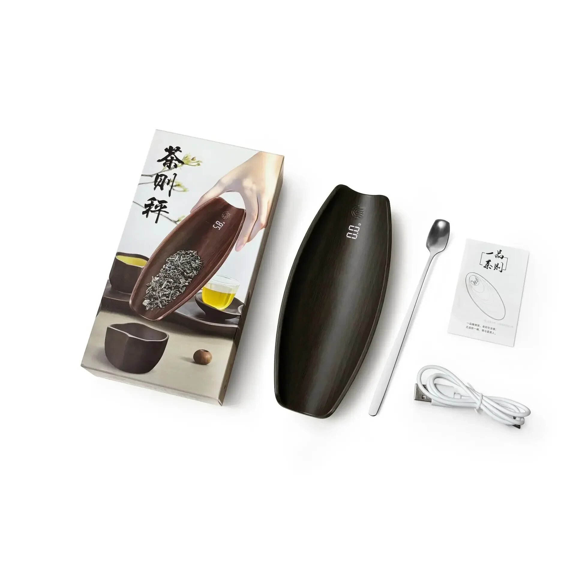 Электронные весы для чая Red Sandal 500 г Black walnut