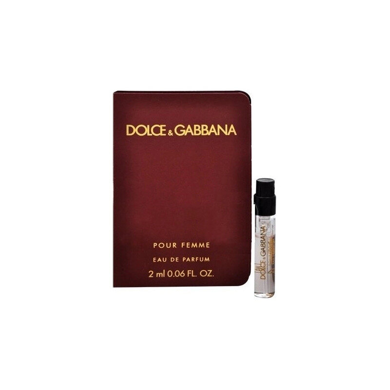 Парфюмерная вода Dolce Gabbana Dolce And Gabbana Pour Femme миниатюра 2 мл / Пробник духов Дольче Габбана Дольче Энд Габбан Пур Фам 2012