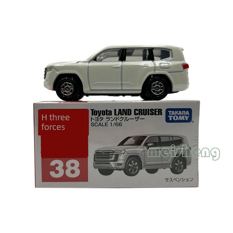 Миниатюрная модель автомобиля Toyota Land Cruiser Prado 38, шкала 1:64, алюминиевый литьевой автомобиль, коллекция TOMY