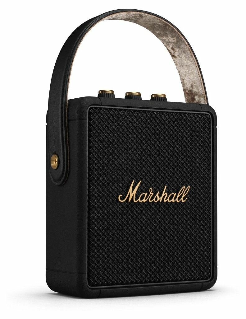 Беспроводная колонка Marshall Stockwell II Black & Brass, черный/латунный