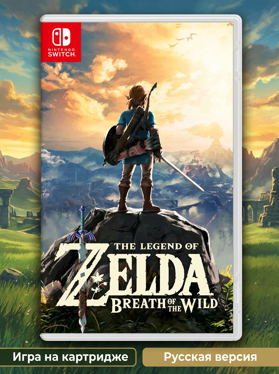 Игра The Legend of Zelda: Breath of the Wild (Nintendo Switch, Русская версия)