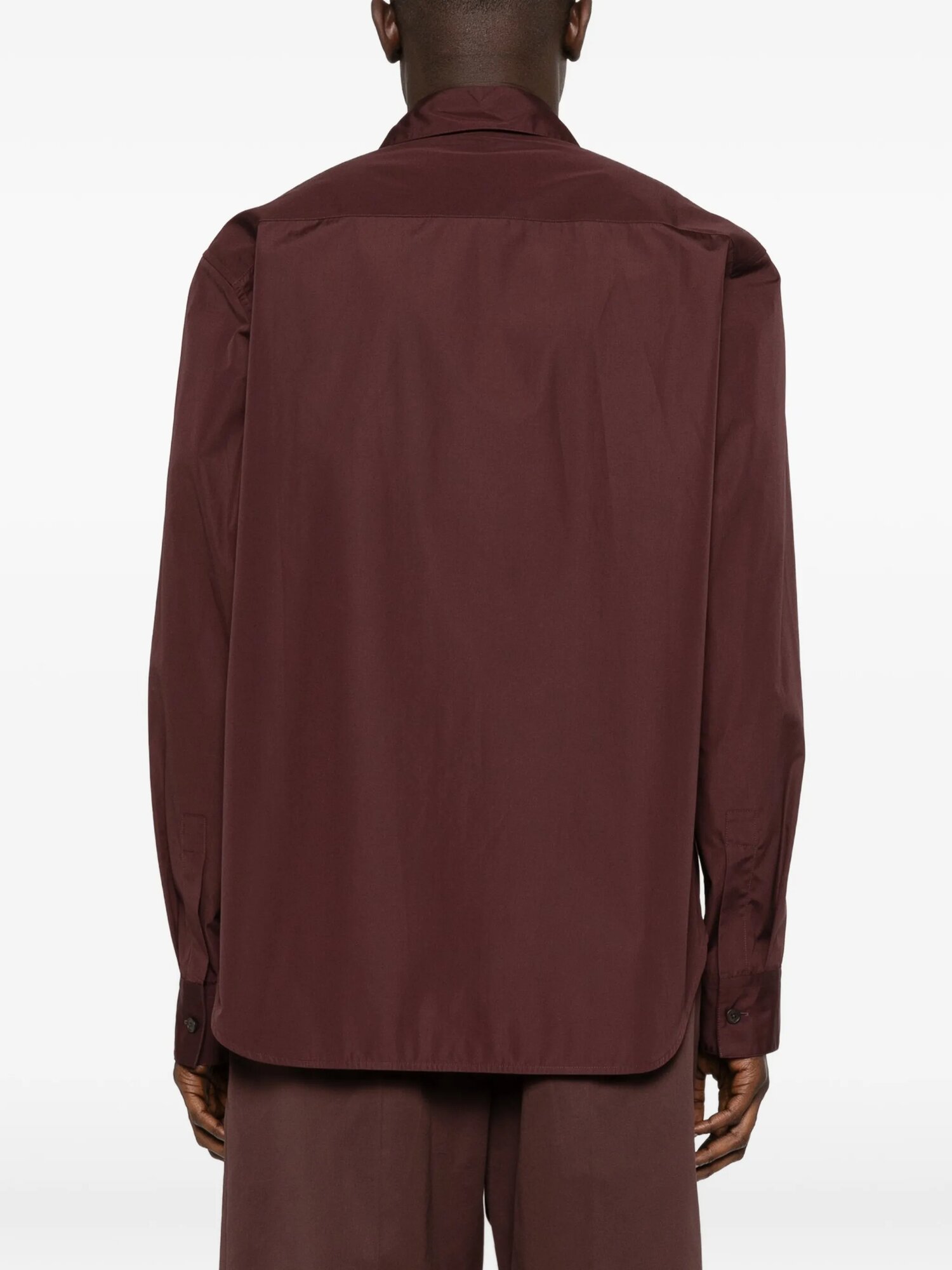 Рубашка Jil Sander Chest-pocket shirt, размер 50, red — фото 1