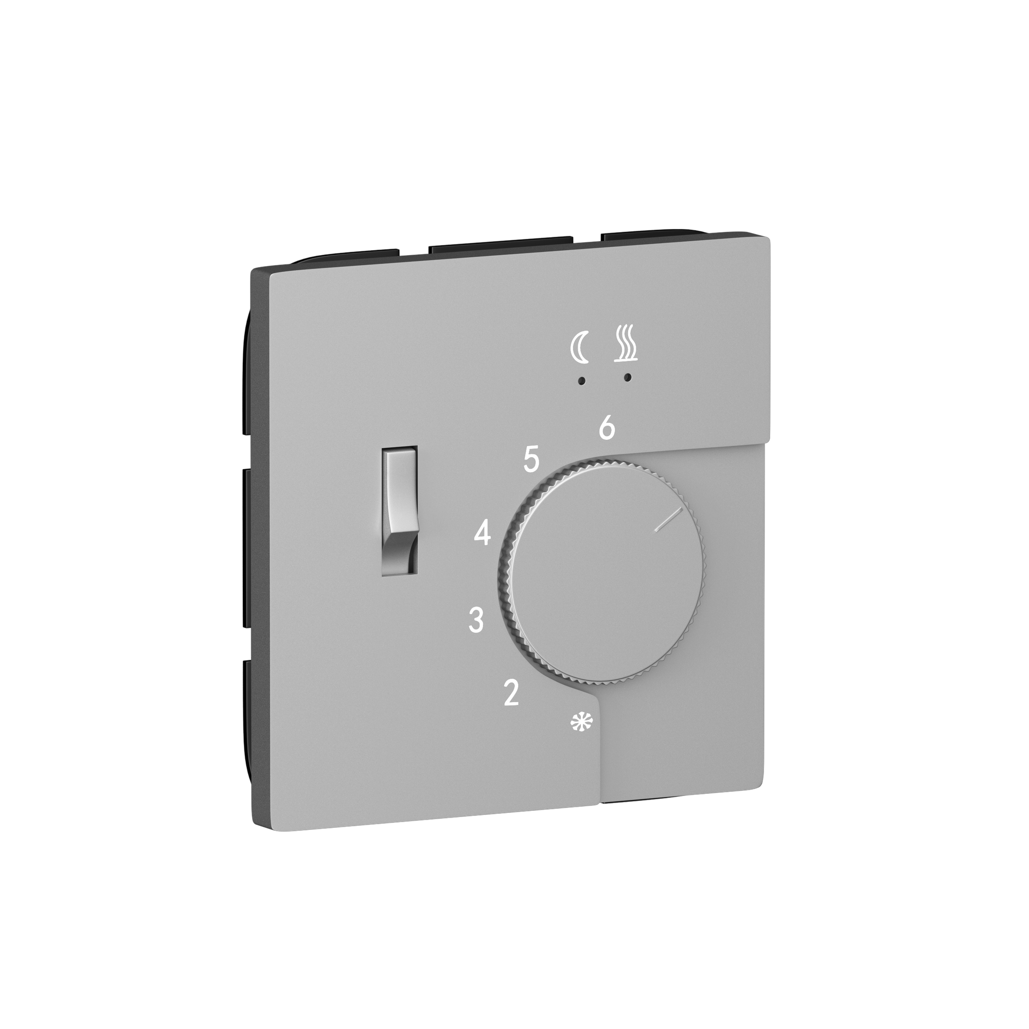 Термостат с датчиком температуры 16А, цвет алюминий, серия R98, Donel