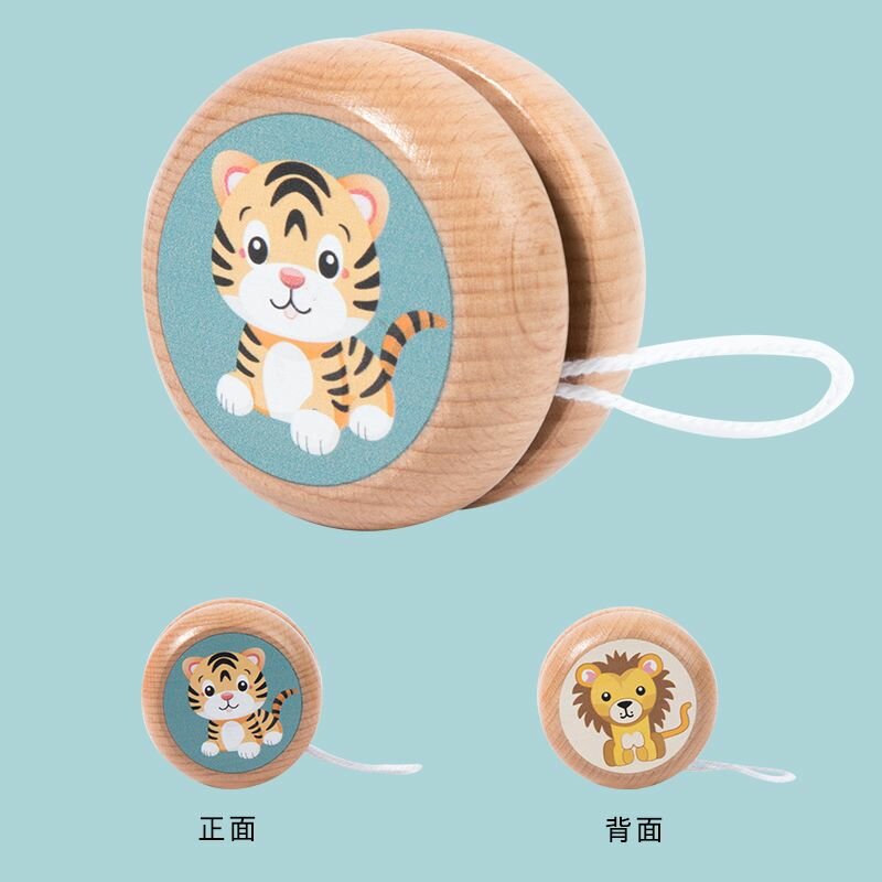 Традиционная деревянная игрушка-йо-йо для мальчиков и девочек, деревянное йо-йо, подарок для детей и школьников.