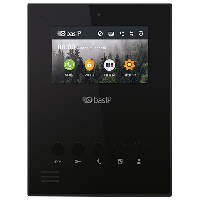 AU-04LA (черный) видеодомофон Bas-IP