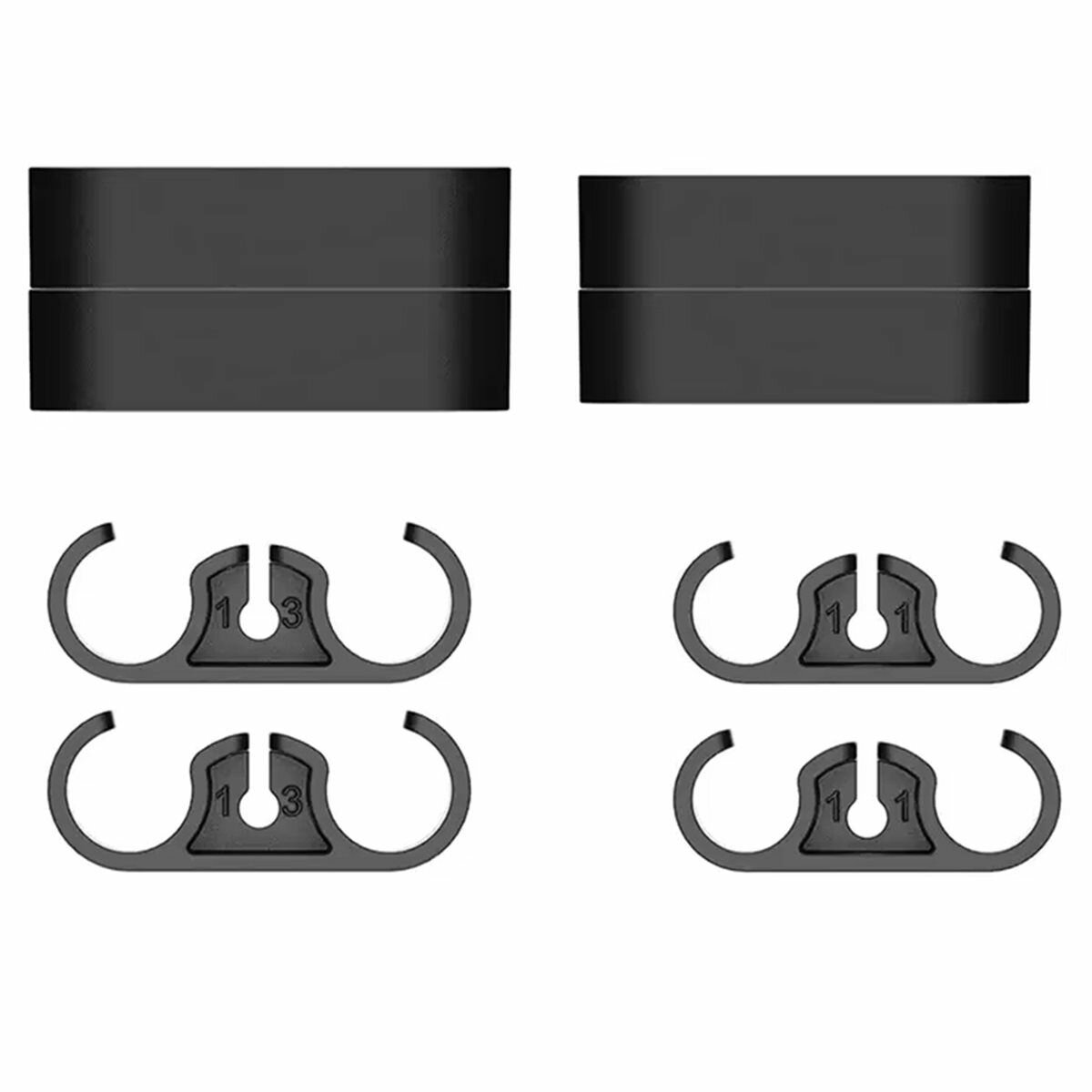 Универсальная трубка-гребень для компьютерного водяного охлаждения, черная.