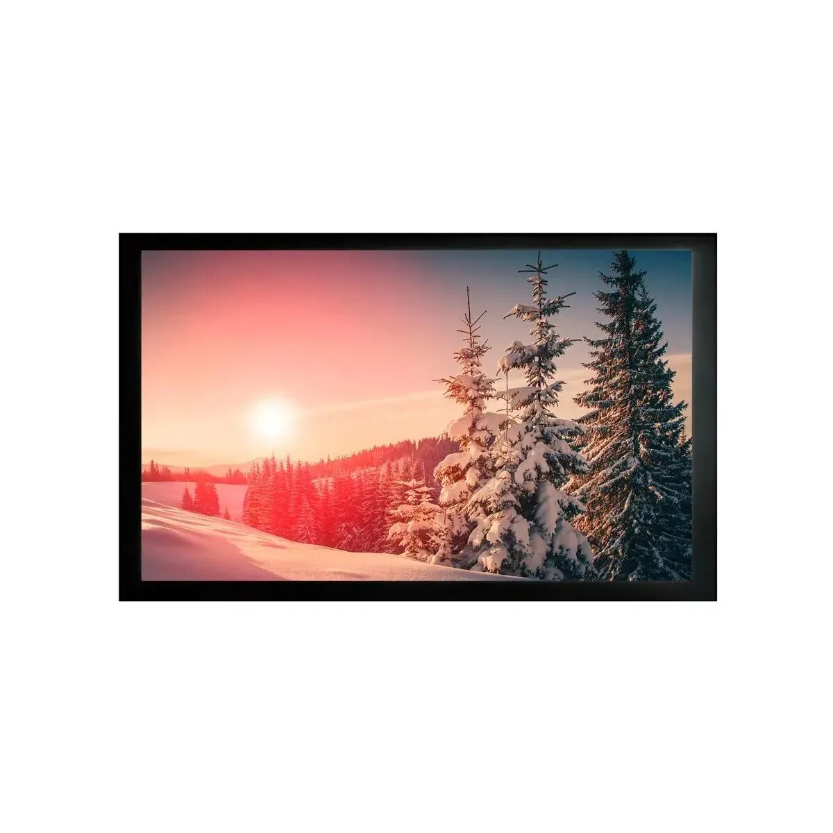 Экран для проектора Cactus FrameExpert CS-PSFRE-360X203 настенный, черный