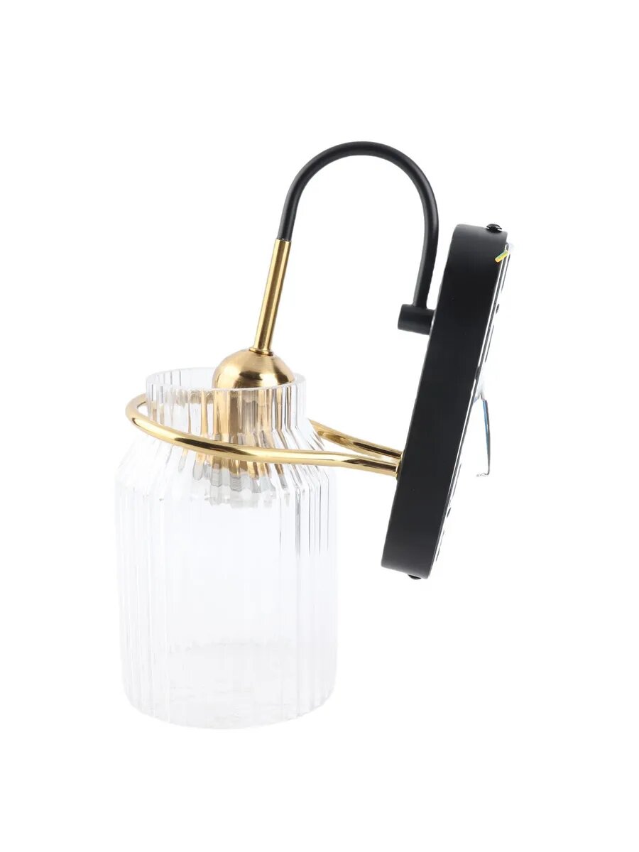 E26/E27 Настенный светильник в стиле ретро со стеклянным