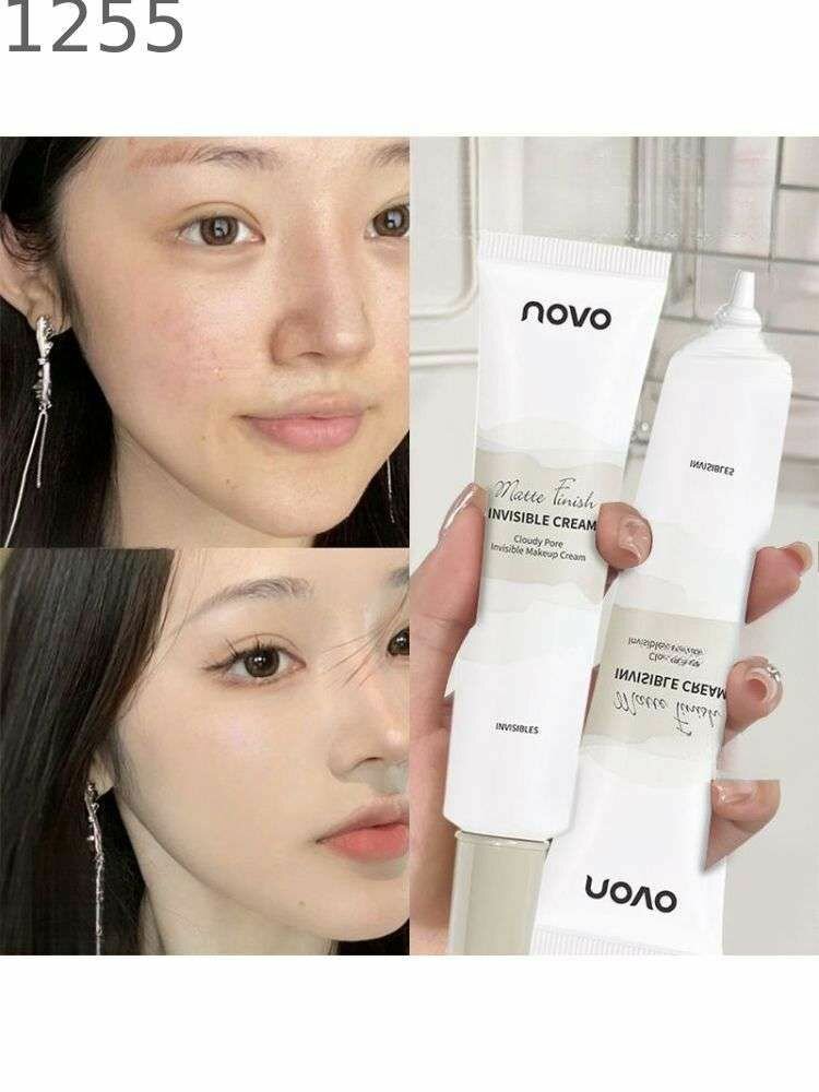 База под макияж NOVO, Control Oil, Пудра без карты, для начинающих11