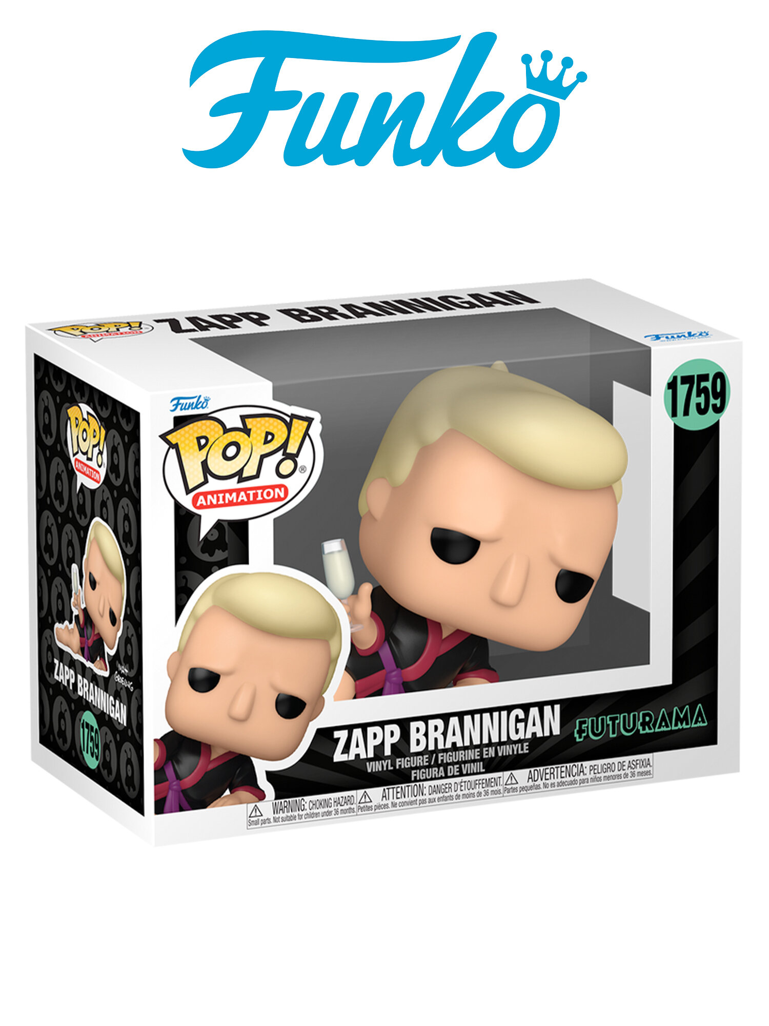 Фигурка Funko Pop Zapp Brannigan 1759 Futurama Запп Бранниган из мультика Футурама