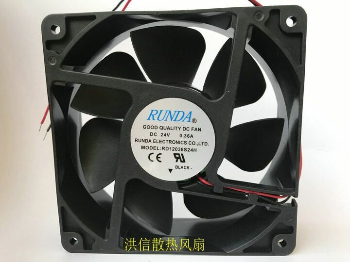 Новый RUNDA RD12038S24H DC24V 0.36A 12см инверторный вентилятор охлаждения