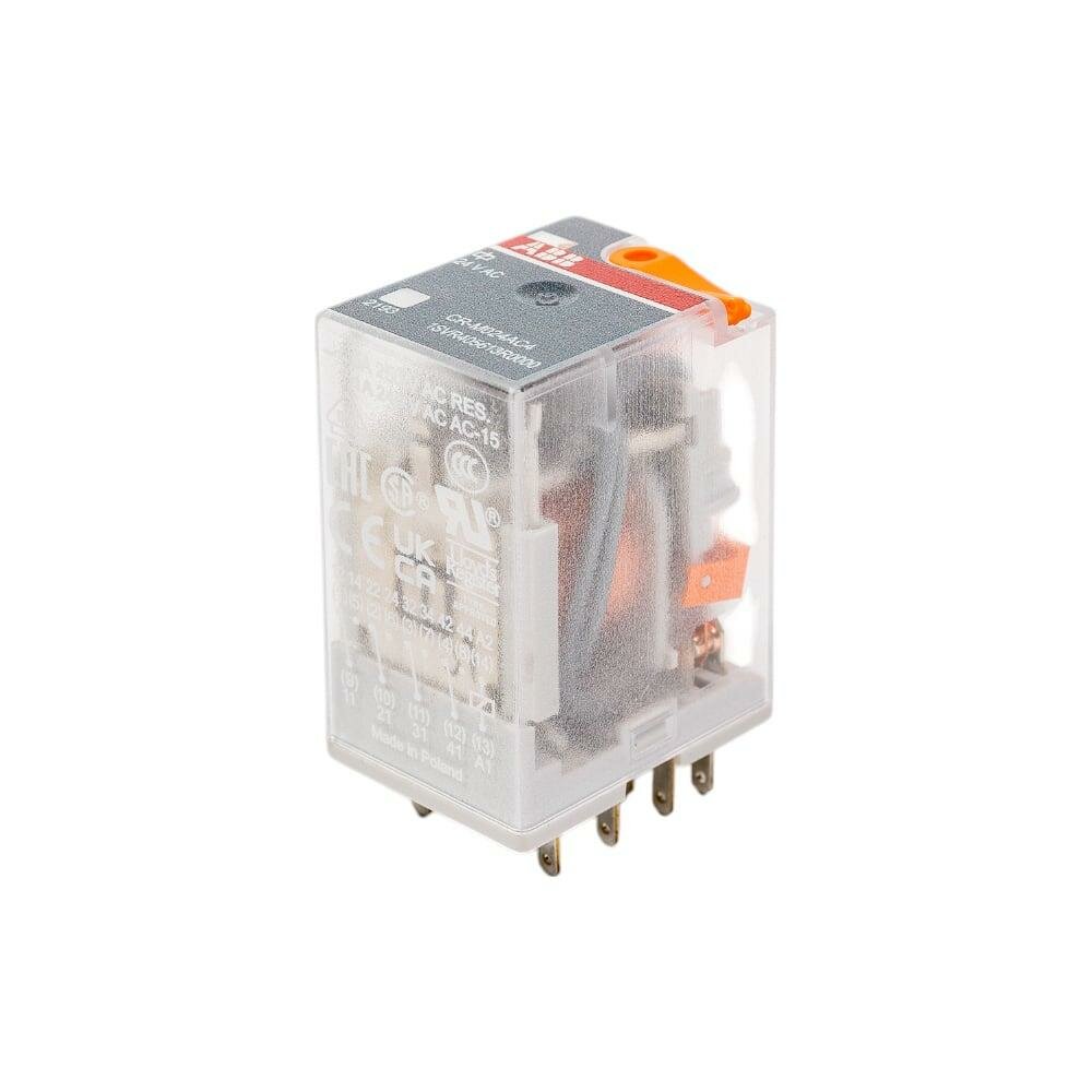 Промежуточное реле ABB CR-M024AC4 6А 24В 4ПК CR-M без индикации без розетки 1SVR405613R0000